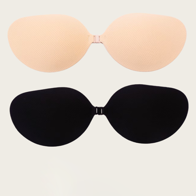 💎 Front Clasp Sticky Push-Up Bra | Deep Plunge Reusable Adhesive Bra C ...